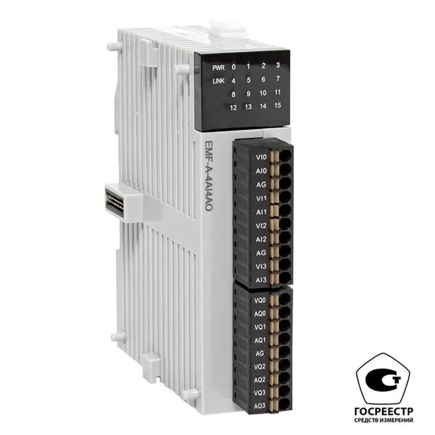 Модуль аналогового в/в EMF 4/4 PRO-Logic EKF (с поверкой). Цены, характеристики, фото на ...