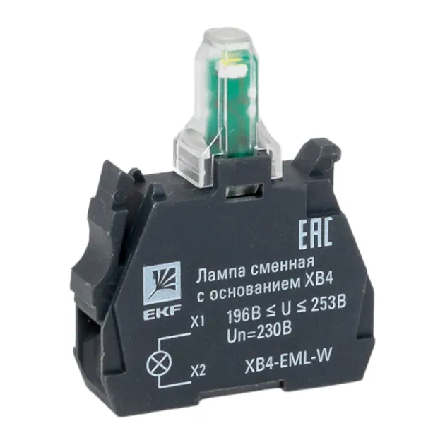 Лампа сменная c основанием XB4 белая 230В EKF PROxima. Цены, характеристики, фото на официальном ...