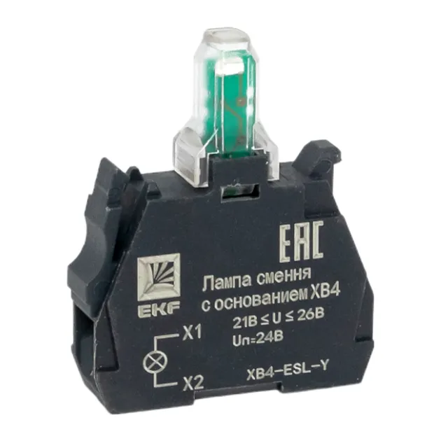 Лампа сменная c основанием XB4 желтая 24В EKF PROxima. Цены ...