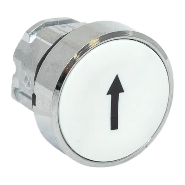 Исполнительный механизм кнопки XB4 белый плоский возвратный без фиксации, стрелка IP65 EKF. Цены ...