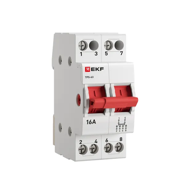 Трехпозиционный переключатель ТПС-63 2P 16А PROXIMA EKF. Цены, характеристики, фото на ...