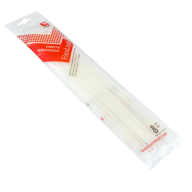 Хомут P6.6 стандартный (б), 3.6x300 (100шт) FlexLock EKF. Цены, характеристики, фото на ...