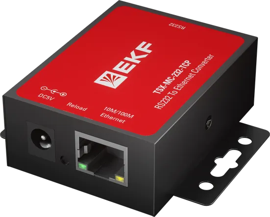 1-портовый преобразователь RS-232 в Ethernet, EKF, MC-232-TCP TSX EKF ...