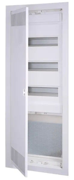 Встраиваемый комбинир. щит "Nova" (3 DIN + 1 МП) 5 габарит с металлической перфорированной ...